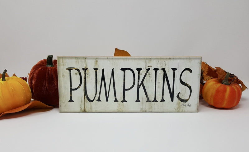 Fall Rustic Pumpkin Sign - A Rustic Feeling
